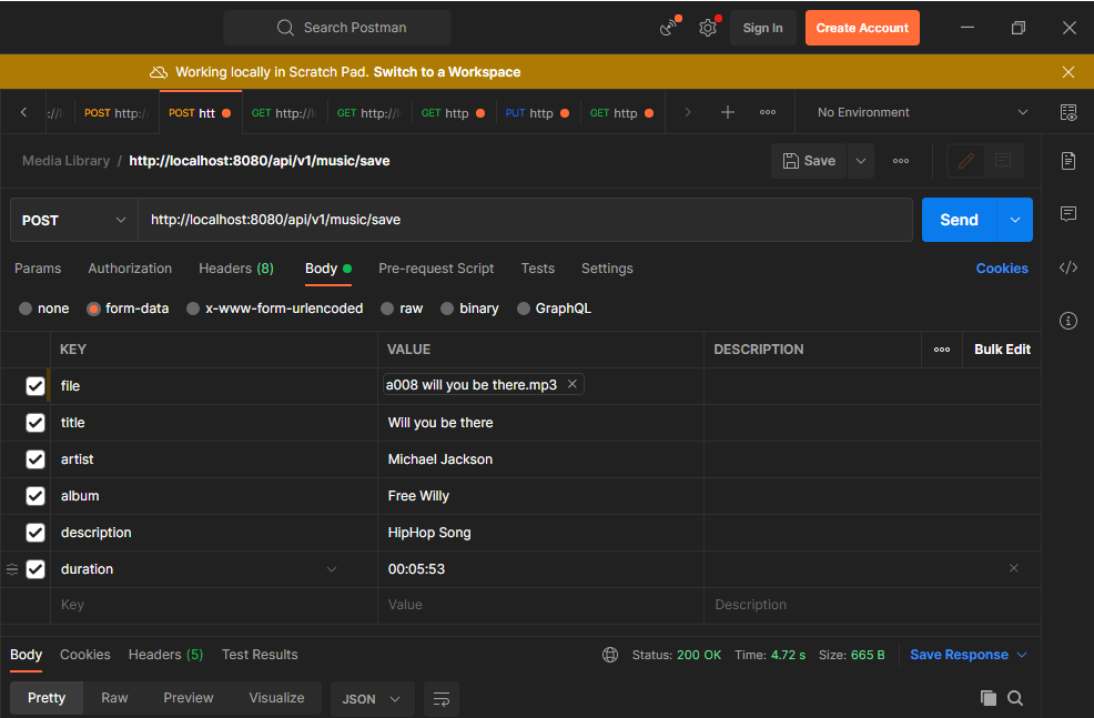 GitHub - omameazy/Media-Library: Spring boot application for performing simple CRUD operations ...