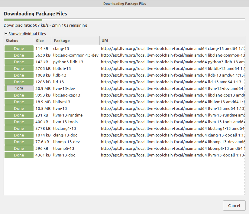 Download progress is misleading and incorrect · Issue #671 · linuxmint/mintupdate · GitHub
