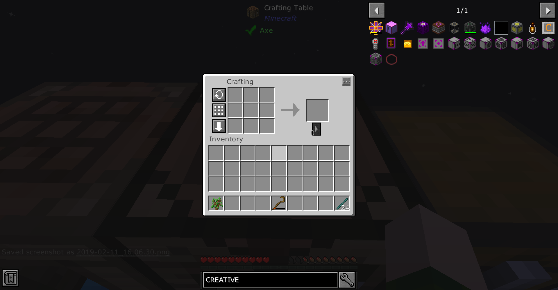Crafting Station with Nonuple Compressed Cobble from Additional ...
