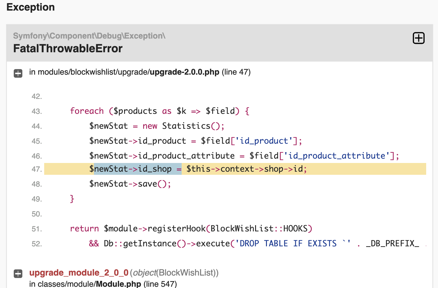 Blockwishlist Upgrade V132 200 Fails · Issue 24321 · Prestashopprestashop · Github