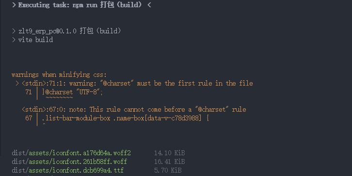 [Bug Report] warning: "@charset" must be the first rule in the file · Issue #3861 · element-plus ...