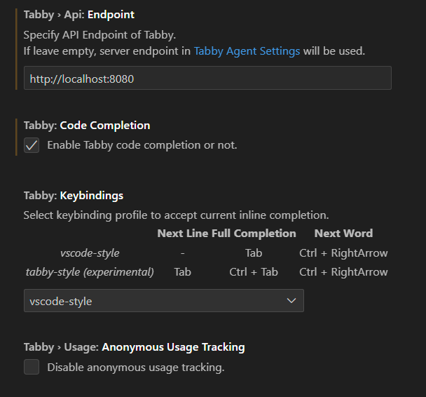 Local Docker Is Running But No Suggestion In Vscode · Issue 308 · Tabbyml Tabby · Github