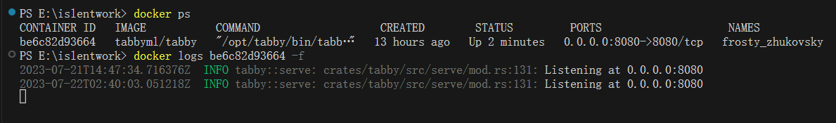 Local Docker Is Running But No Suggestion In Vscode · Issue 308 · Tabbyml Tabby · Github
