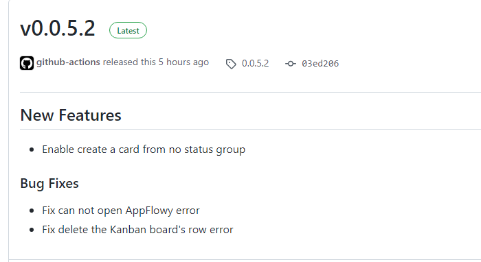 [Bug] release typo · Issue #1074 · AppFlowy-IO/AppFlowy · GitHub