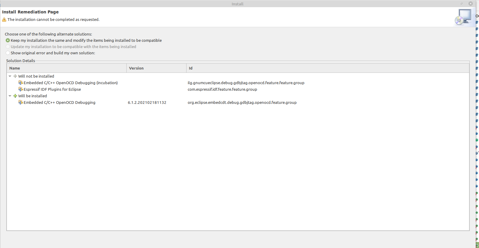 Fails to install for Eclipse Version: 2021-09 (4.21.0) (IEP-548 ...