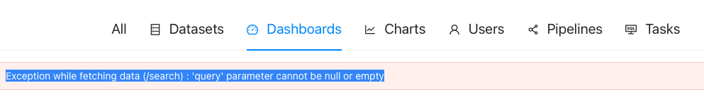 searching for nothing... displays error rather than 0 results · Issue #2490 · datahub-project ...