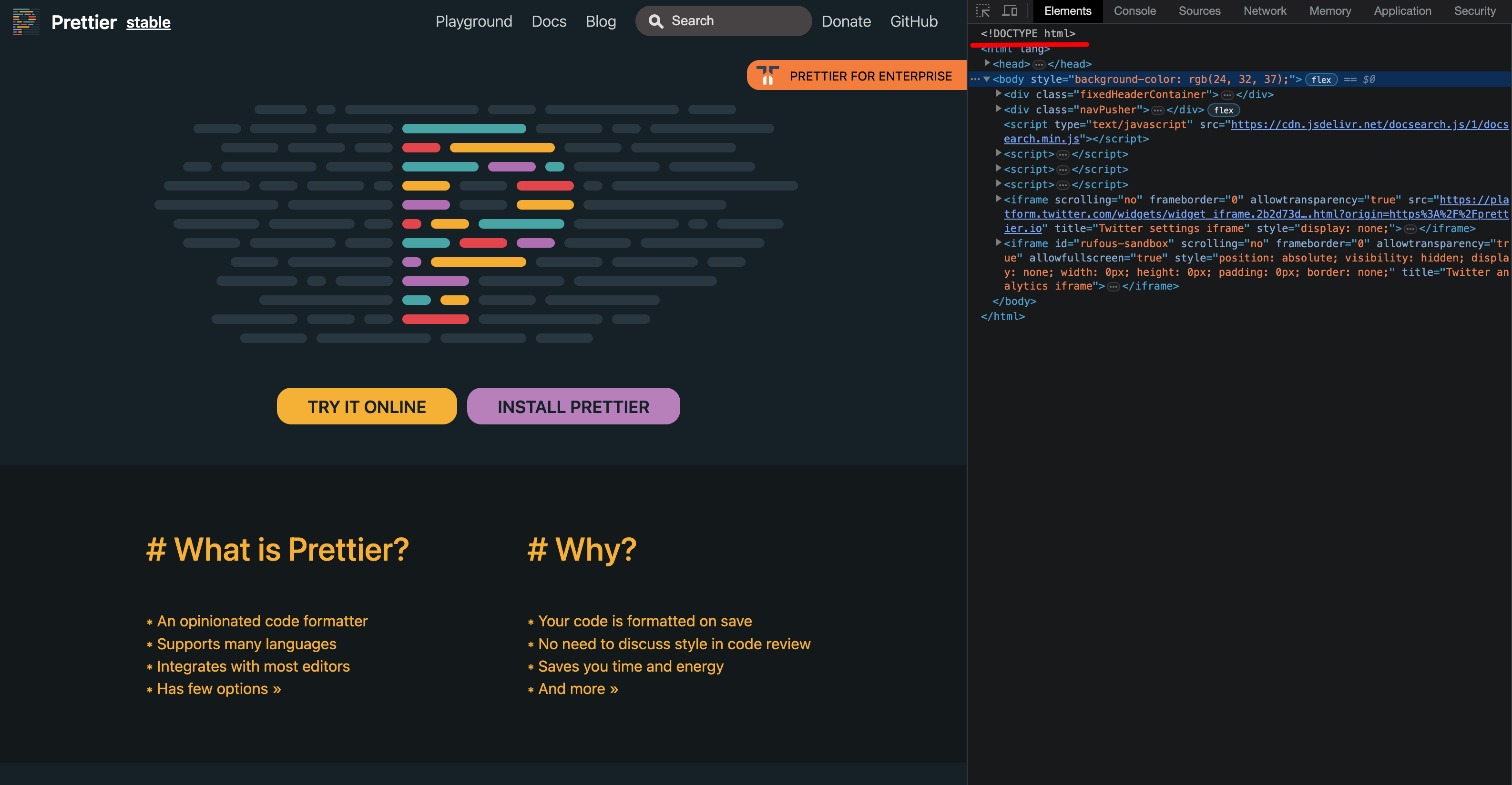 !DOCTYPE is forced to lowercase · Issue #15096 · prettier/prettier · GitHub