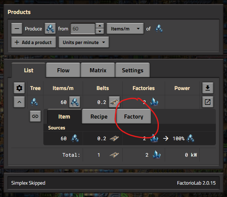 [DSP] Undefined property error when clicking factory button · Issue #768 · factoriolab ...