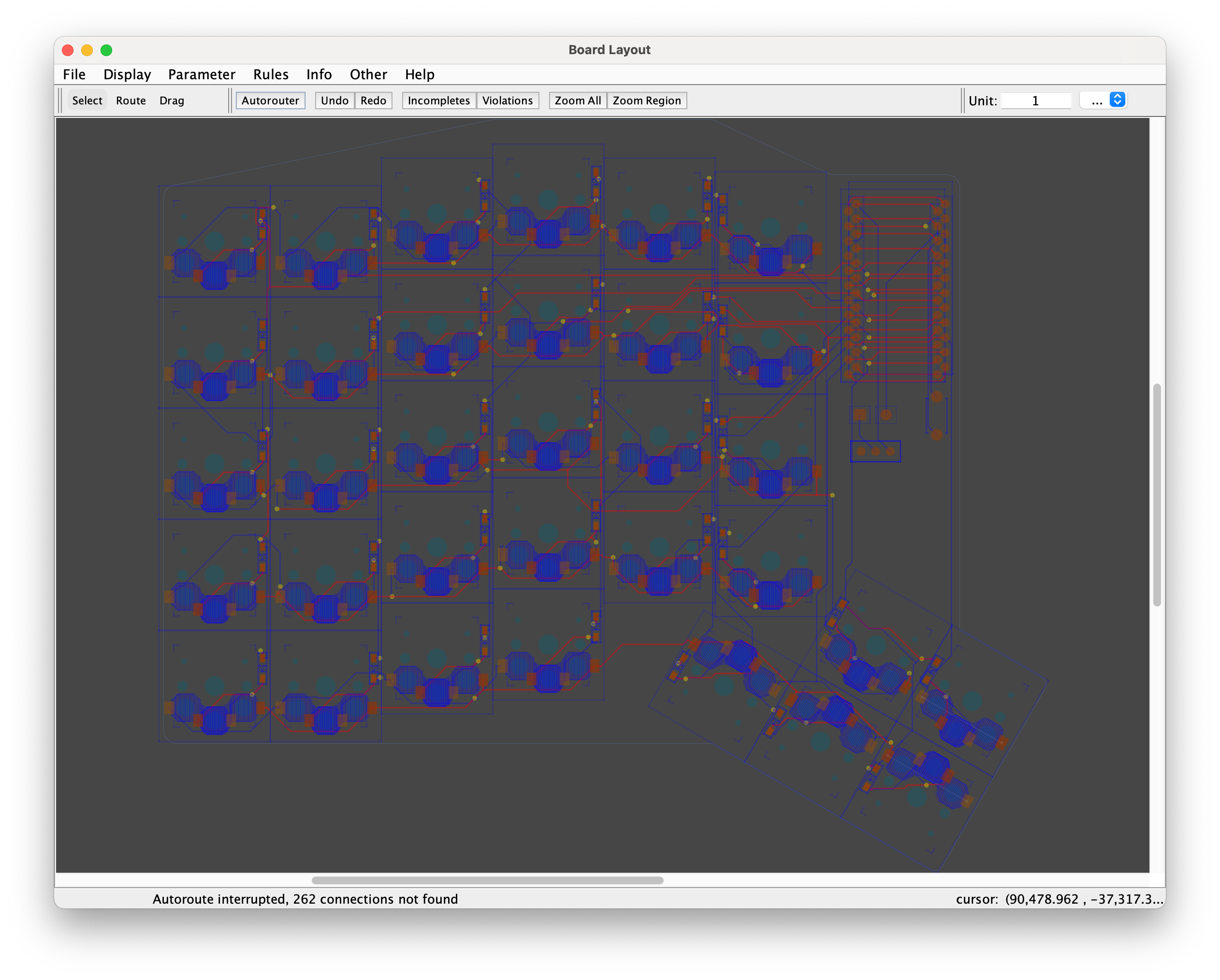 Autorouter aborts with "This board was already evaluated, so we stop autorouter to avoid the ...
