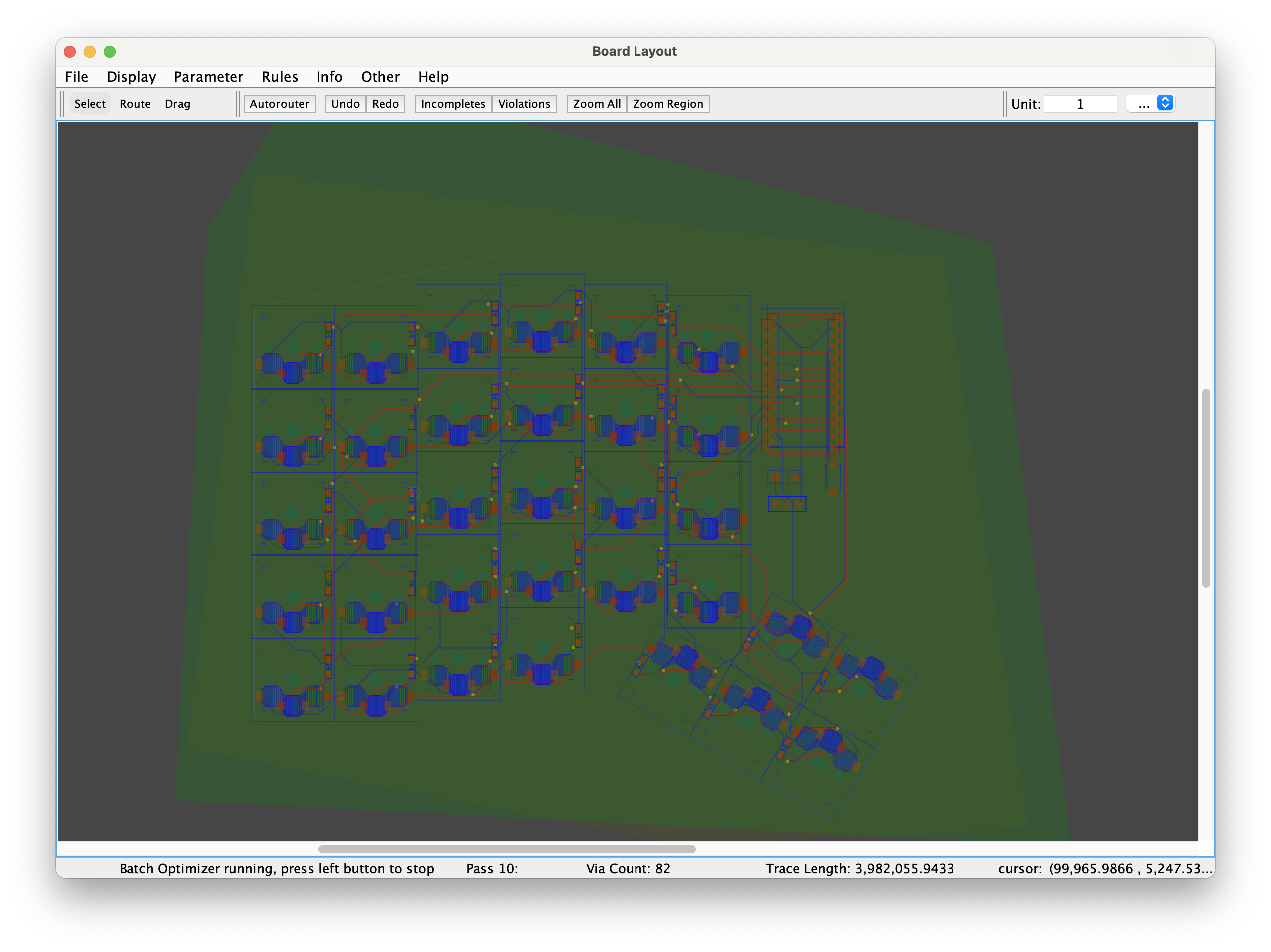 Autorouter aborts with "This board was already evaluated, so we stop autorouter to avoid the ...