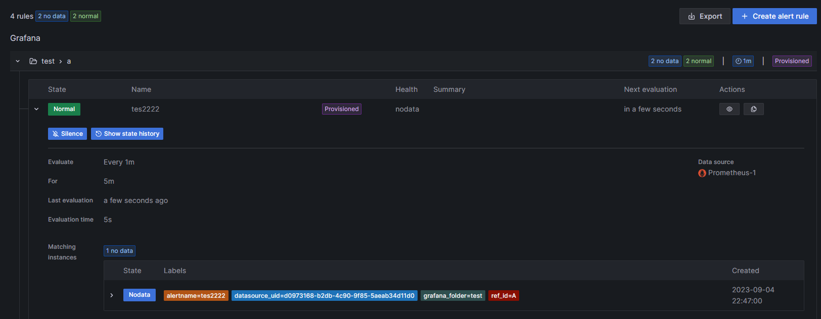 the alert rule added via http provisioning API cannot be found in Ui · Issue #74304 · grafana ...