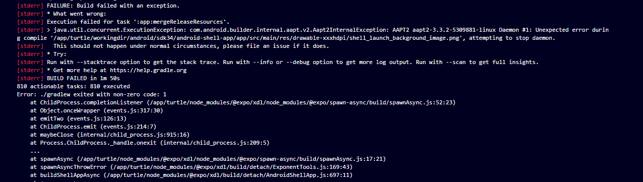 Android Build Failed On Expo · Issue 992 · Expoexpo Cli · Github