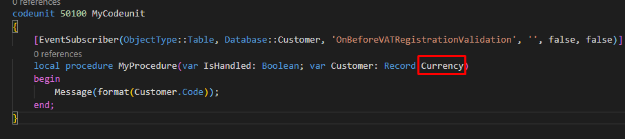 Event Subscriber Bug · Issue #5463 · microsoft/AL · GitHub