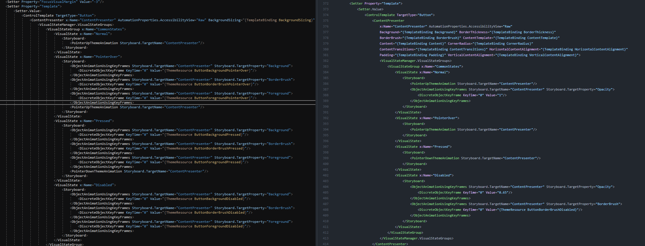 [Bug] [UWP] No visual distinguish between enabled & disabled buttons in XF 5.0.0.2083 · Issue ...