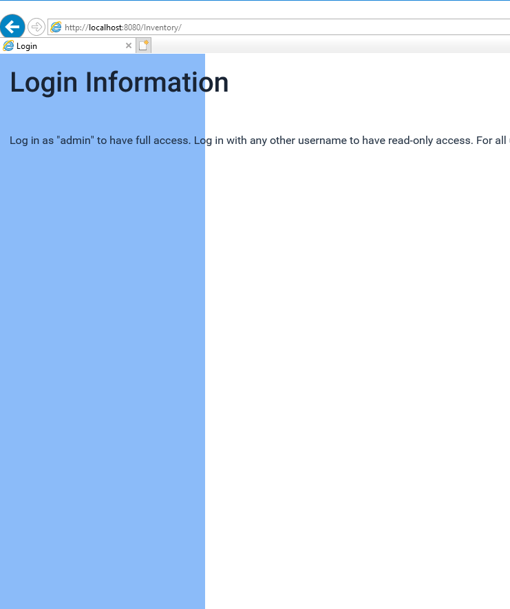 Span in the login Page has wrong style in IE11 · Issue #109 · vaadin/bookstore-starter-flow · GitHub