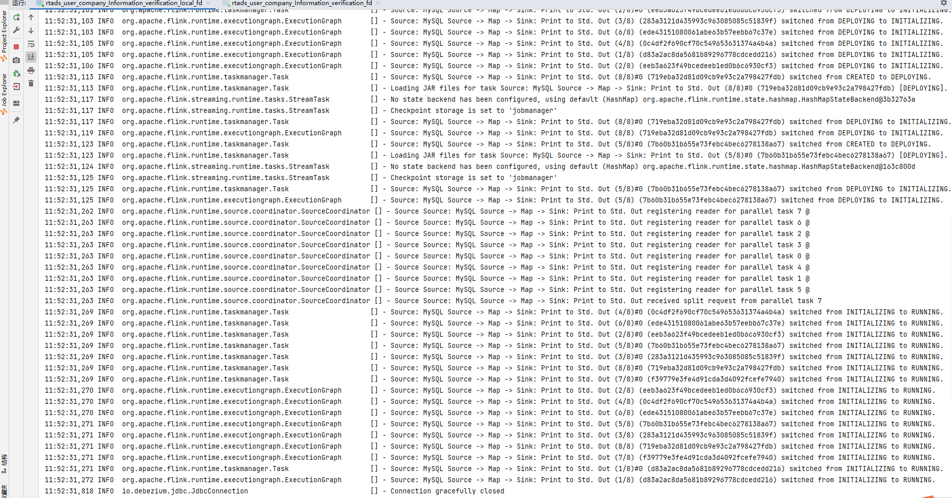 Once The Mysql Database Has A Varchar Field Flink Cdc Will Eventually Display Info Io