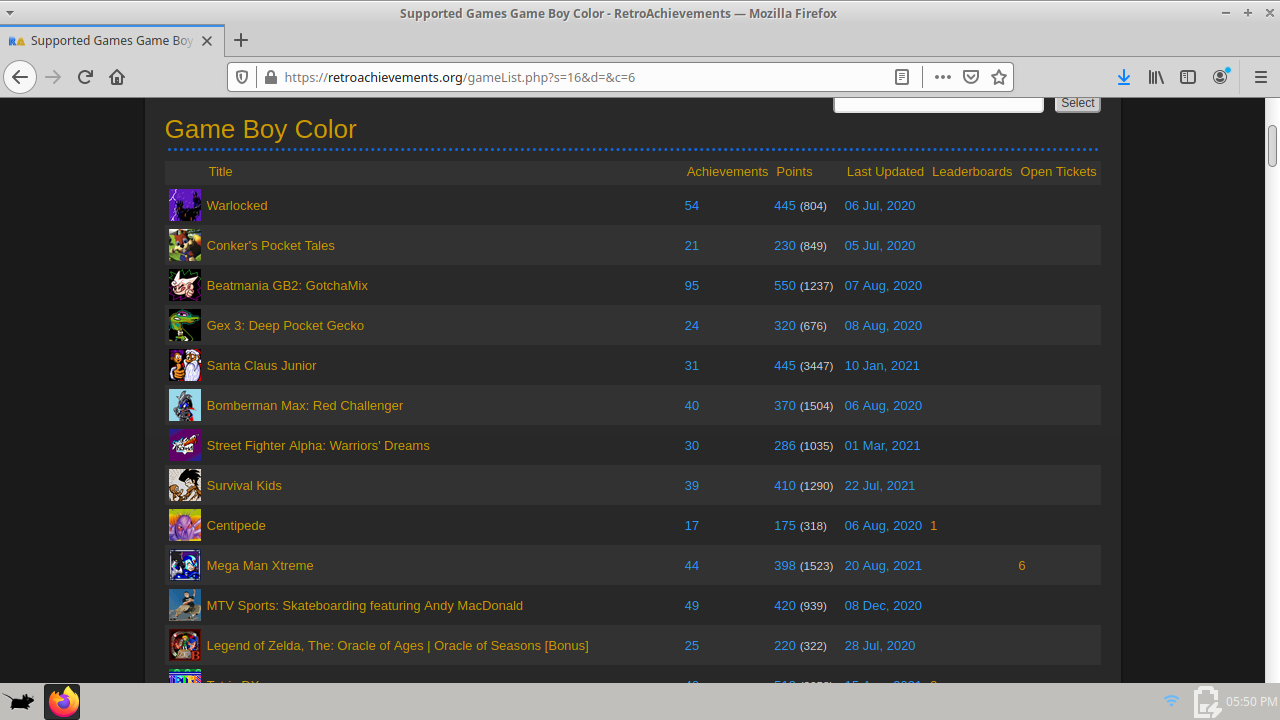 Issue with "Last Updated" sorting · Issue #841 · RetroAchievements/RAWeb · GitHub