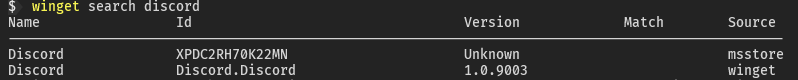 The output of `winget upgrade` with `--source` option should exclude the source column · Issue ...