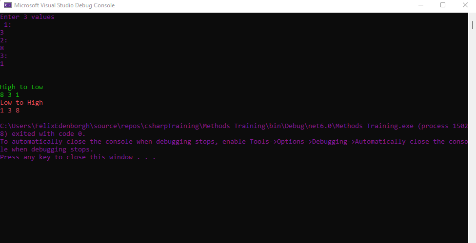 GitHub - FelixEdenborgh/Method-Training-Sorting-3-numbers: This project where about training on ...