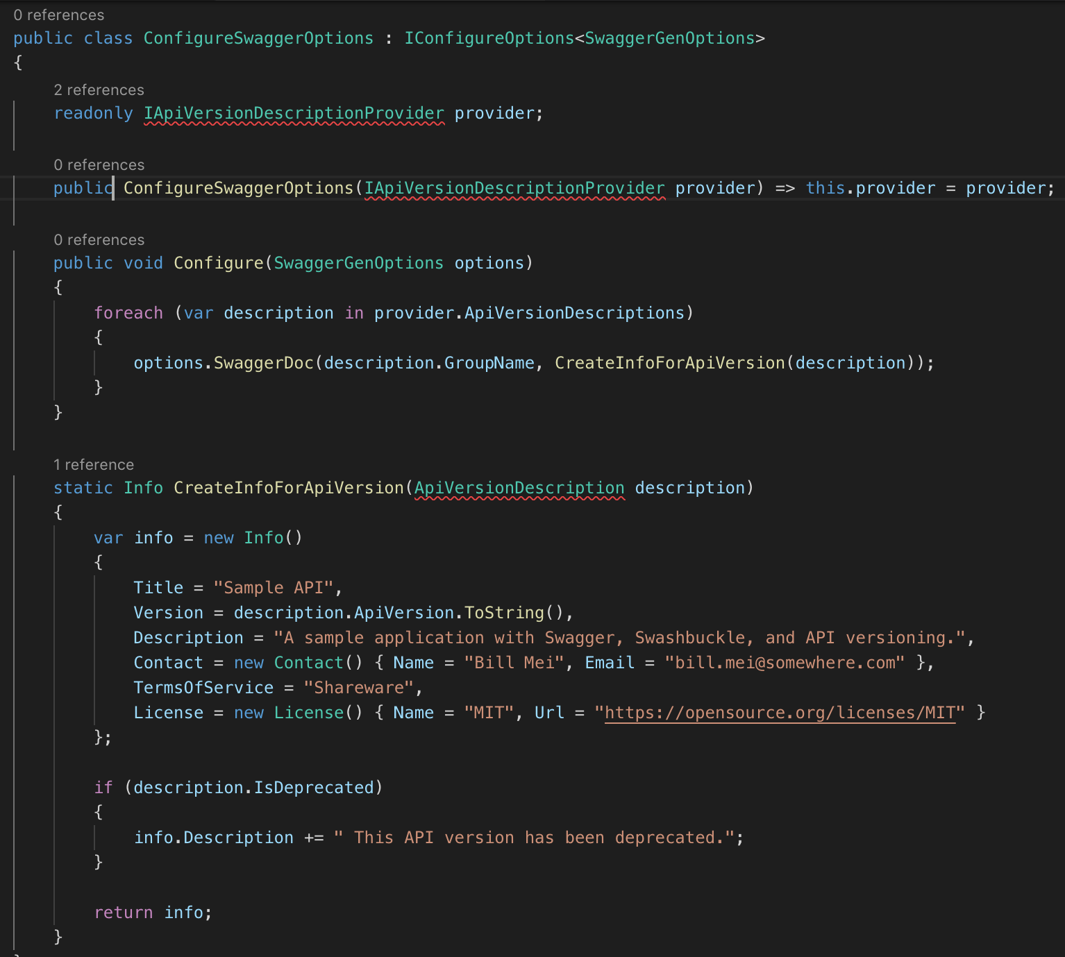 The type name 'IApiVersionDescriptionProvider' could not be found · Issue #434 · dotnet/aspnet ...
