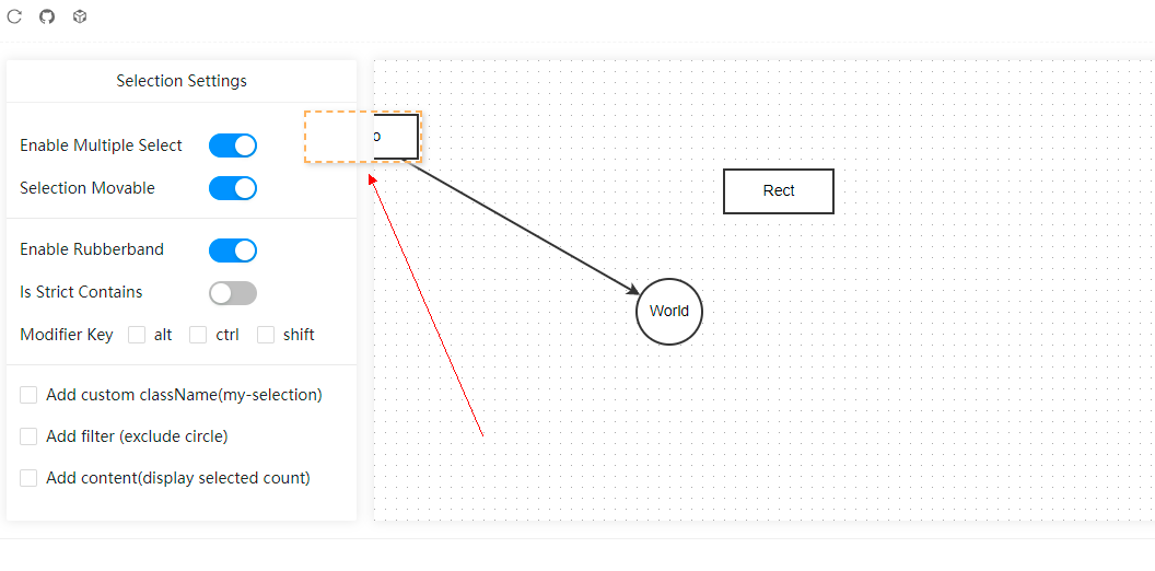 点选/框选 Selection · Issue #1297 · antvis/X6 · GitHub