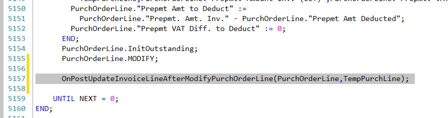 Codeunit 90 (Purch.-Post) Event request · Issue #3674 · microsoft/AL · GitHub