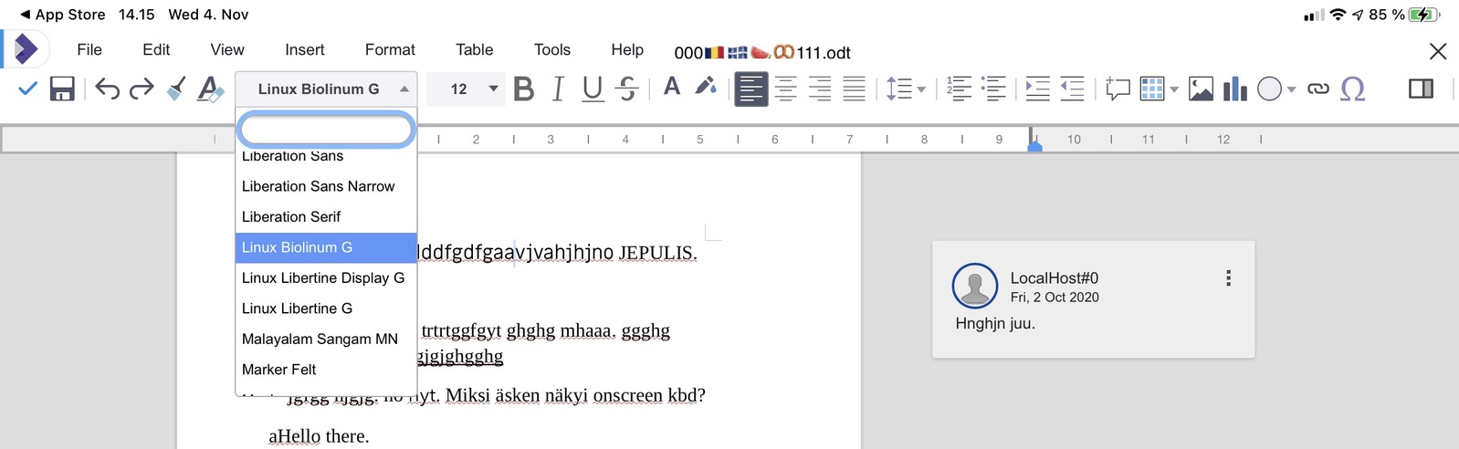 iOS App: Custom Fonts in iOS 14 · Issue #472 · CollaboraOnline/online · GitHub