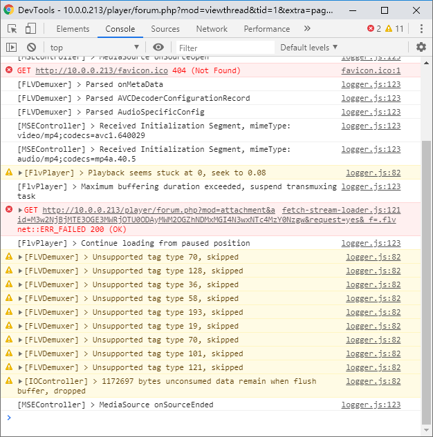 当服务端不支持Range HTTP头且开启了分段加载，在进入第二段时播放异常 · Issue #536 · bilibili/flv.js · GitHub