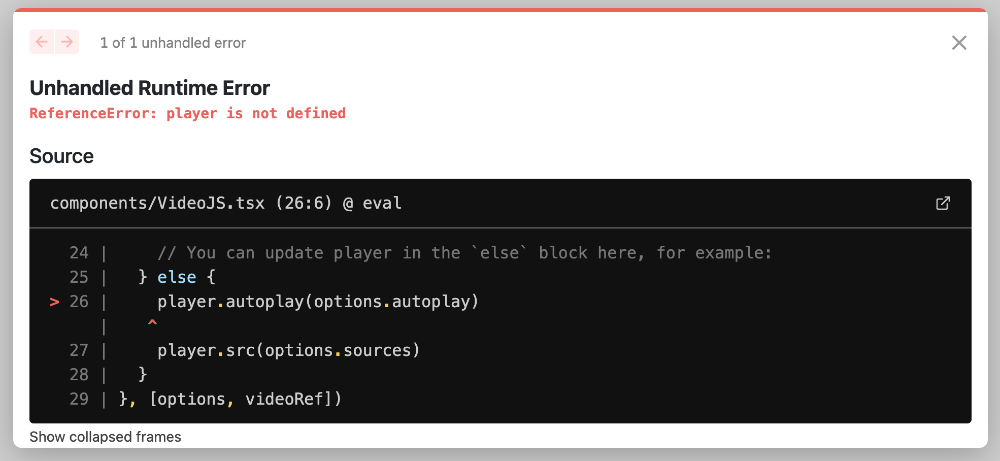 React examples are broken in guide · Issue #7780 · videojs/video.js ...