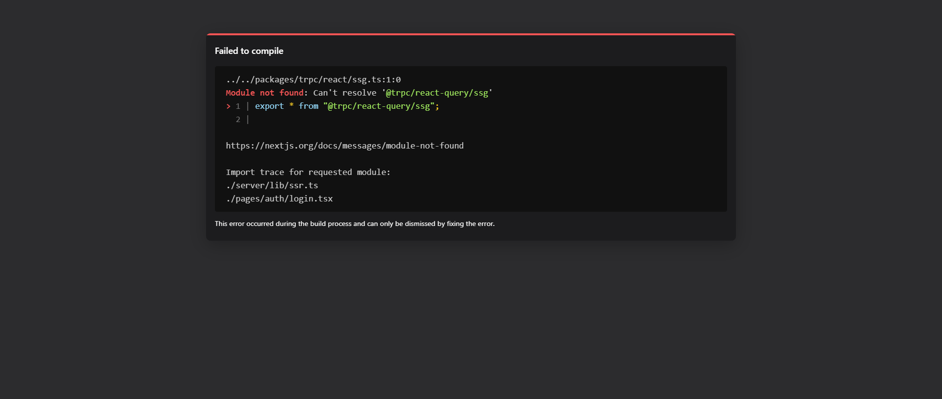 Module Not Found · Issue 11007 · Calcom · Github 