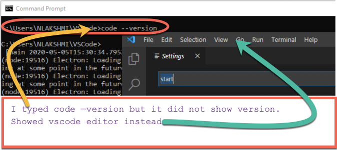 vscode commandline switches not working as per the vscode cli url https ...