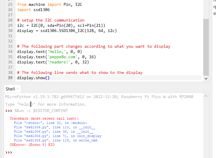 I2C problem with Rasberry Pi Pico W · Issue #2592 · thonny/thonny · GitHub