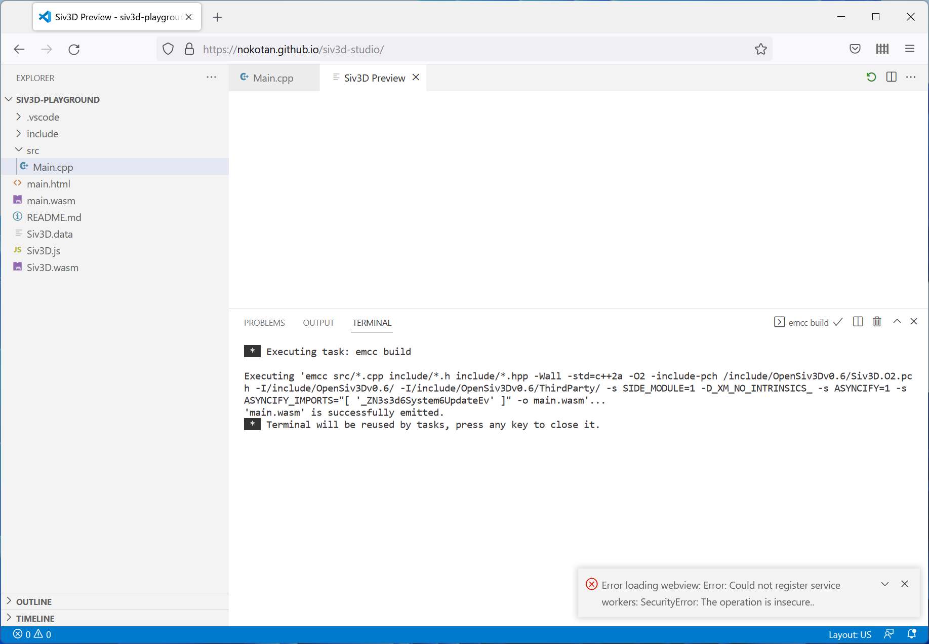 Firefox でプレビューが起動しない · Issue #24 · nokotan/siv3d-studio · GitHub