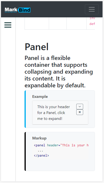 Improve MarkBind's responsive / mobile usability · Issue #335 · MarkBind/markbind · GitHub