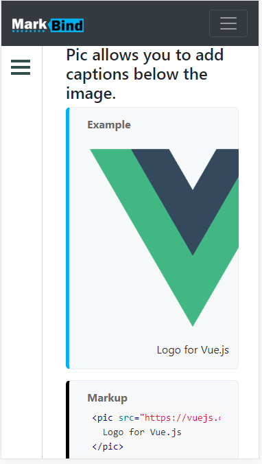 Improve MarkBind's responsive / mobile usability · Issue #335 · MarkBind/markbind · GitHub