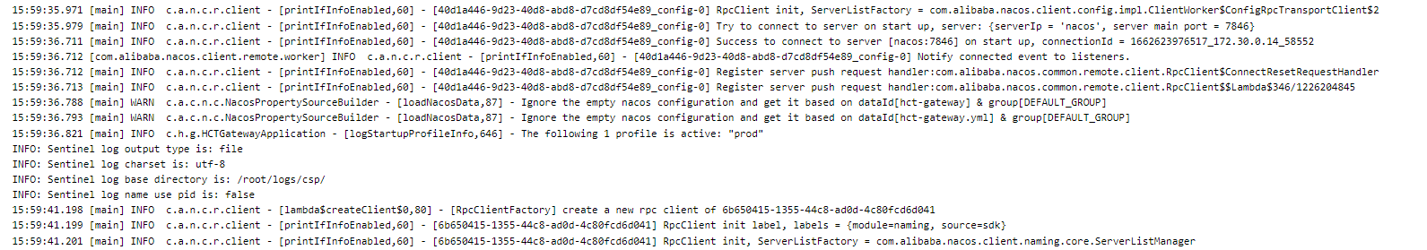 服务注册成功，但是服务列表报错：server is DOWNnow, detailed error message: Optional[Distro protocol is not ...