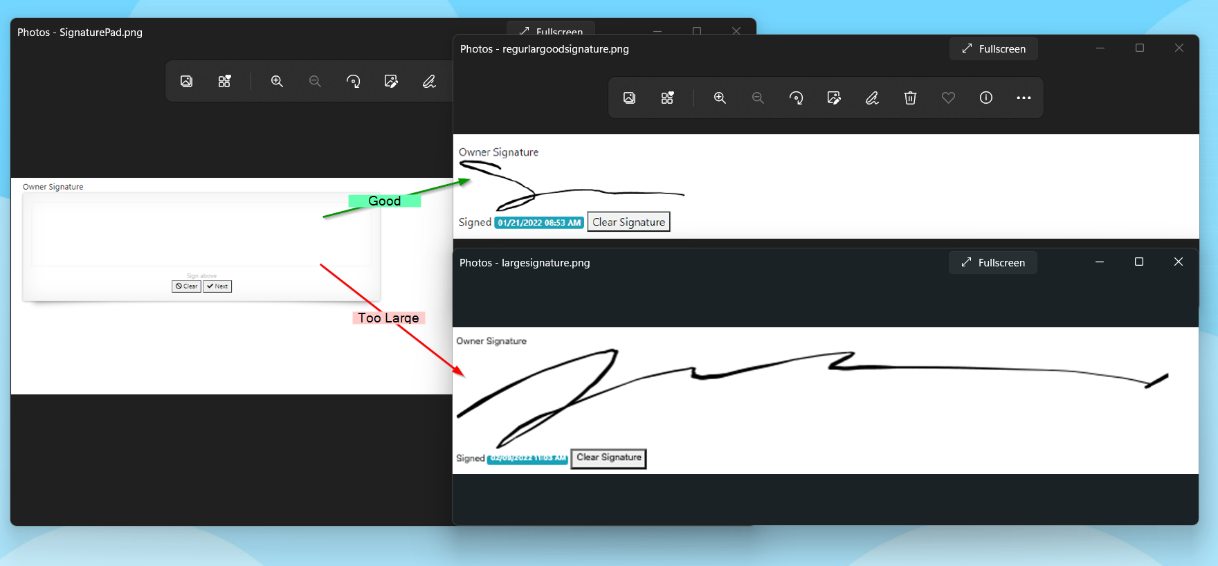 Signature very large for some users (doesn't resize) · Issue #600 ...