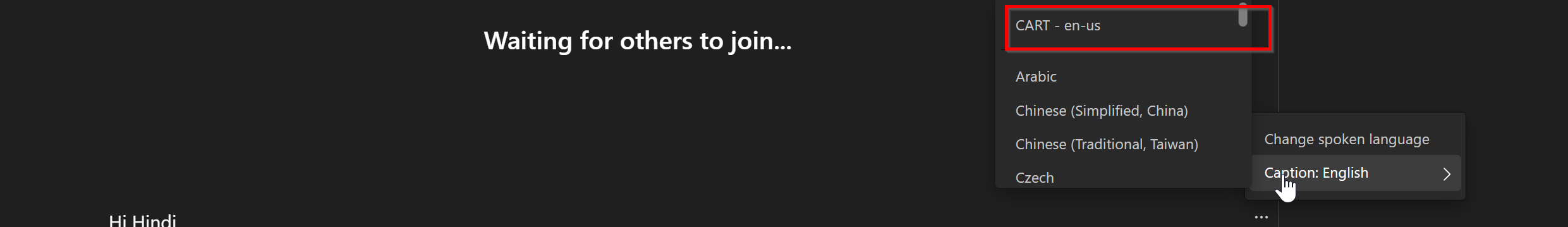 Sending cart captions in non-English · Issue #8530 · MicrosoftDocs/msteams-docs · GitHub