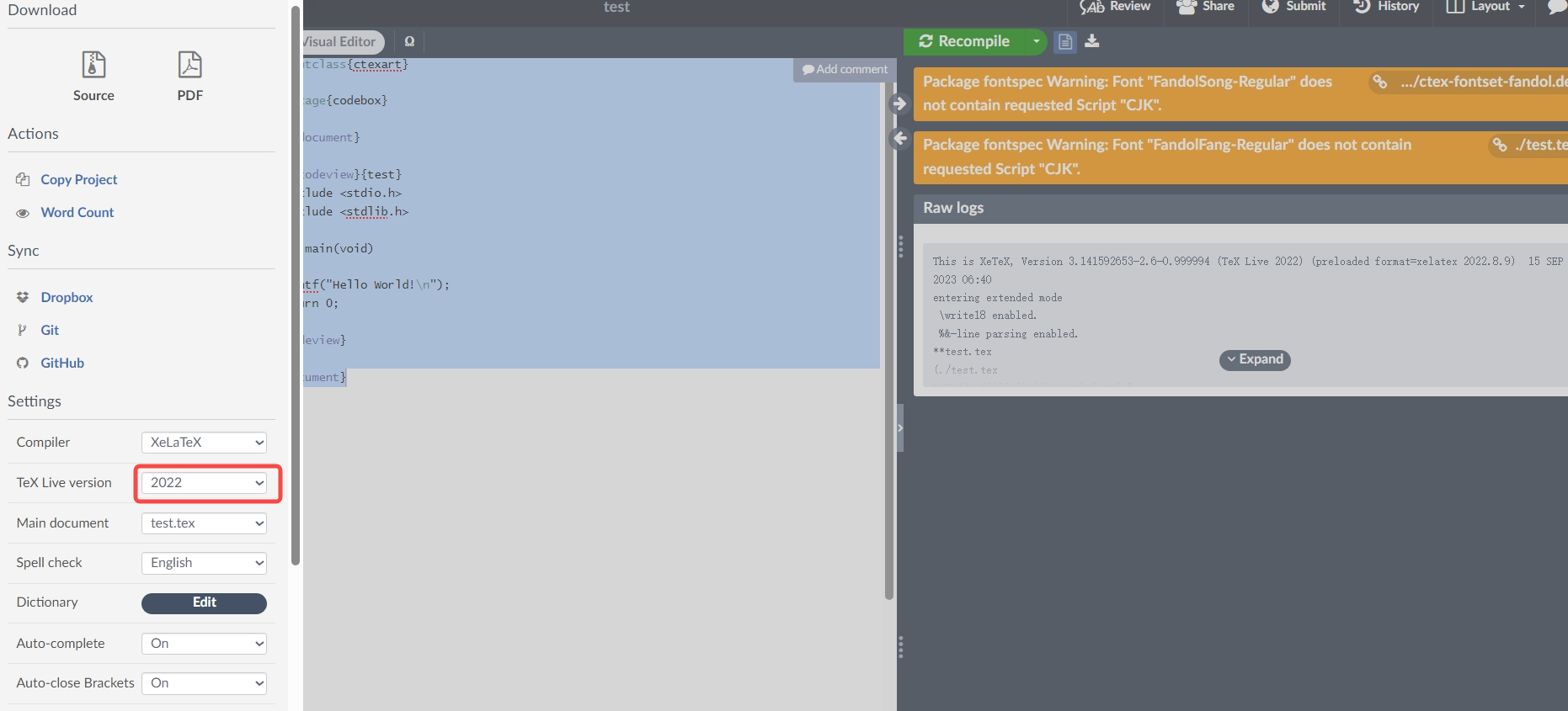 Not working properly on TeXLive2023 · Issue #5 · registor/codebox · GitHub