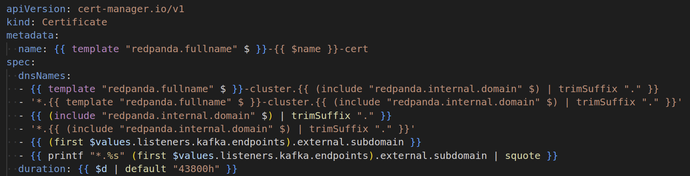 Make external listener `subdomain` parameter optional · Issue #76 · redpanda-data/helm-charts ...