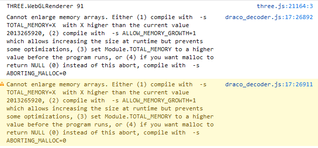 Memory array error · Issue #430 · google/draco · GitHub