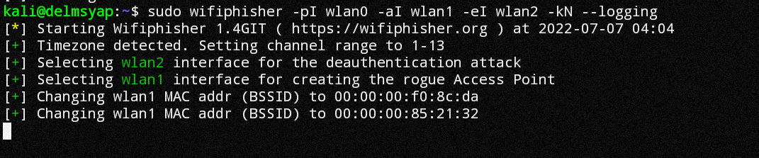 wifiphisher interrupts ssh session · Issue #1527 · wifiphisher/wifiphisher · GitHub
