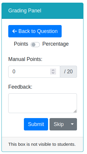 Default focus on manual grading · Issue #6661 · PrairieLearn/PrairieLearn · GitHub