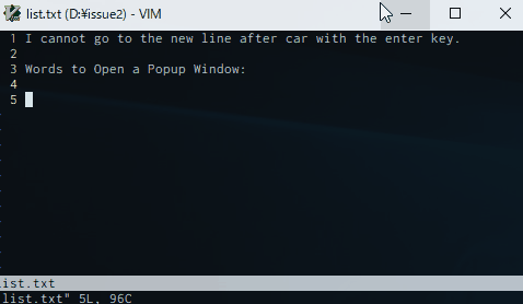 cannot be inserted when a popup window opens · Issue #117 · prabirshrestha/asyncomplete.vim · GitHub