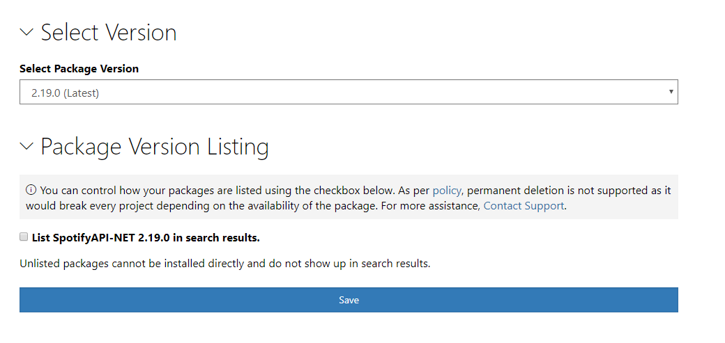 Unable To Mark Package Version As Deprecated · Issue 6375 · Nugetnugetgallery · Github