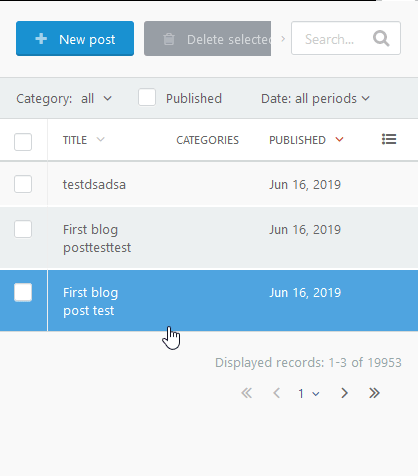 List pagination is reseted to first page if search is filled on refresh ...
