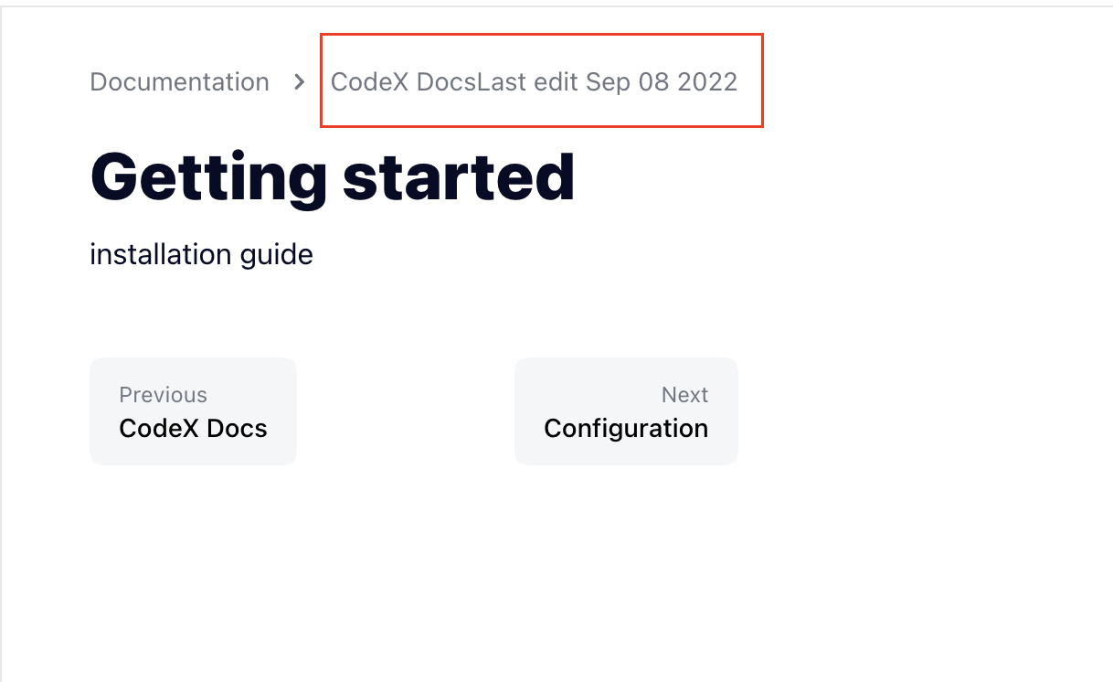 Bug No Space Between Last Edit Label And Breadcrumbs · Issue 253 · Codex Teamcodexdocs · Github 