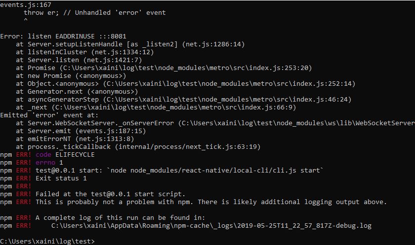 Unable To Run Test App · Issue 21936 · Facebookreact Native · Github