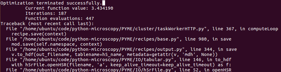 [BUG] pyme-cluster:// scheme for output modules fails if the directory doesn't exist on the ...