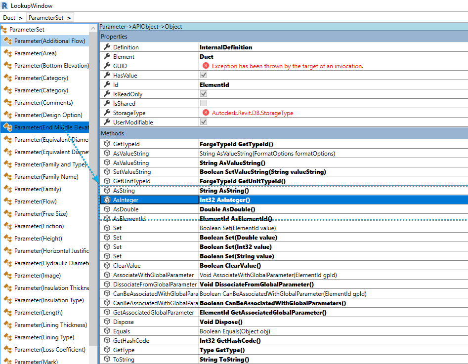Show Value In Datagrid ? · Issue #4 · weianweigan/RevitLookupWpf · GitHub